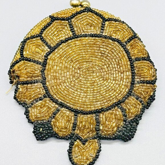 Handmade | Bags | Vintage Turtle Shaped Beaded Coin Purse Hand Made ...
